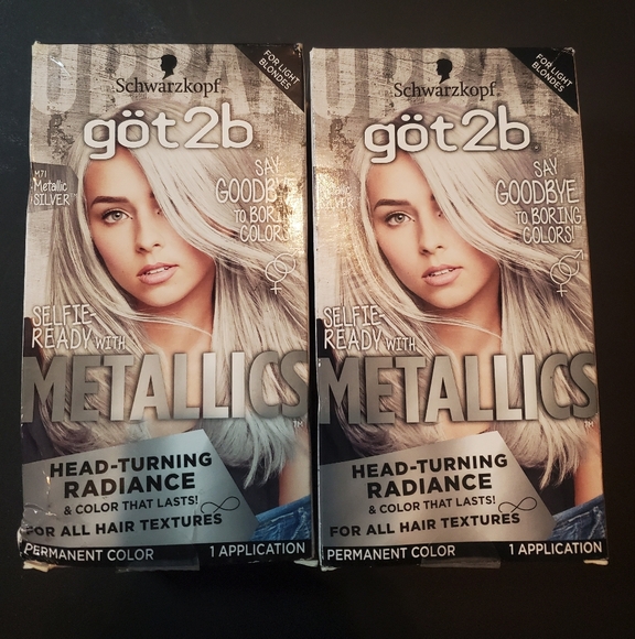 got 2b | Hair | 2 Got 2b Metallics Hair Color Metallic Silver | Poshmark